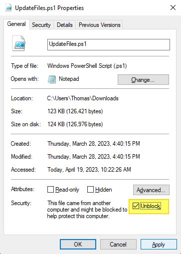 How To Unblock A File Using Powershell Sharepoint Diary