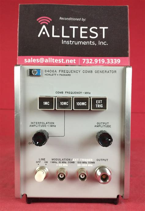 8406a Agilent Keysight Alltest Instruments