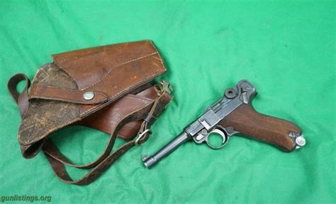 Pistols Post Wwi Dwm 1921 Police Luger P 08 9mm W Unit Marks