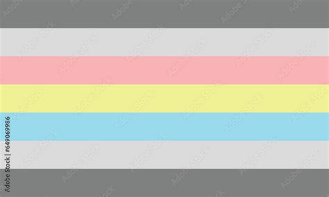 Demiflux Pride Flag Form Of Demigender Where Part S Of Ones Gender