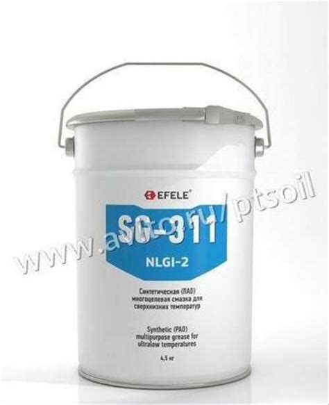 Смазка сверхнизких температур Efele SG-311 (4.5 кг | Festima.Ru ...