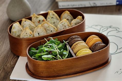 이디프 나무 도시락통 타원 2단 위시버킷