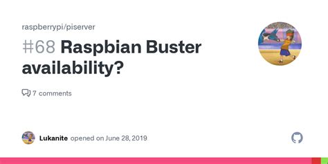 Raspbian Buster Availability Issue Raspberrypi Piserver Github