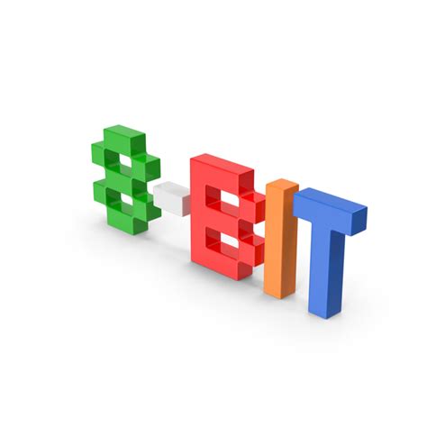 Pixel Font 8 Bit PNG Images PSDs For Download PixelSquid S118172533