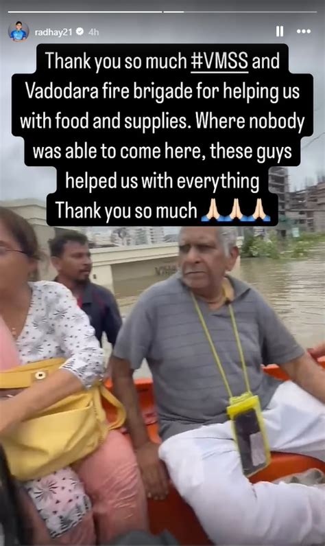 Cricketer Radha Yadav Rescued By Ndrf During Gujarat Flood