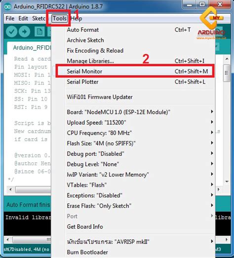 สอนใช้งาน Arduino เชื่อมต่อ Rfid Module อ่านบัตรคีย์การ์ด ควบคุมเปิดปิดไฟ Led ขาย Arduino