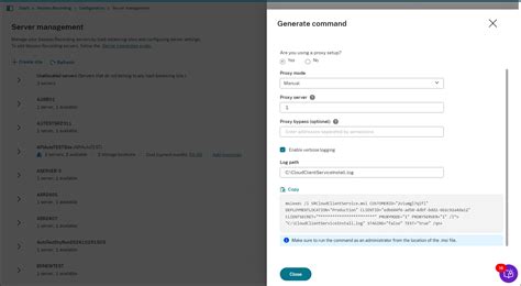 Install Session Recording Servers From Within The Cloud