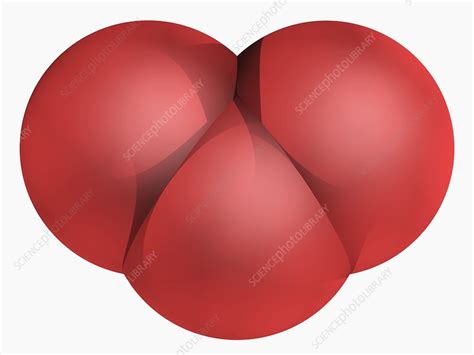Ozone Oxygen Molecule Stock Image F004 7258 Science Photo Library