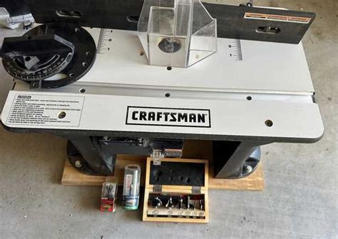 Craftsman Router Table And Accessories For 100 In San Antonio Tx