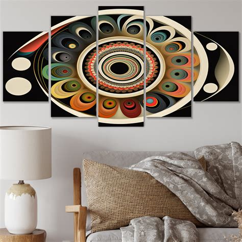 Dakota Fields Mystic Eye Spiritual Abstract Geometrics Ii Modern Geometric Wall Decor 5