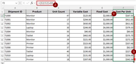 How To Calculate Cost Per Unit In Excel 3 Effective Ways Excel Insider