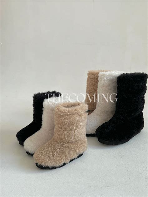 뽀글이 양털 어그부츠