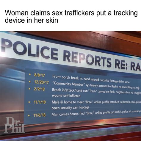 Woman Claims Sex Traffickers Put A Tracking Device In Her Skin Rachel