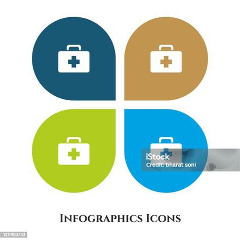 모든 목적을 위한 응급 처치 상자 벡터 그림 아이콘입니다 4 가지 배경에 격리 가방에 대한 스톡 벡터 아트 및 기타 이미지 가방 건강관리와 의술 구급 상자 Istock