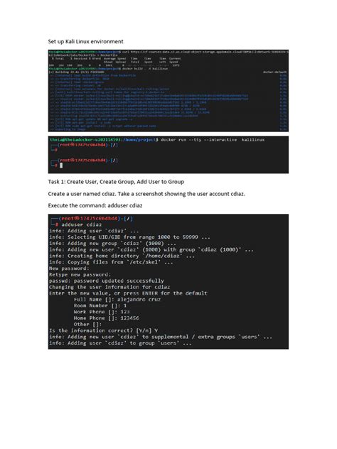 Set Up Kali Linux Environment Pdf Computers