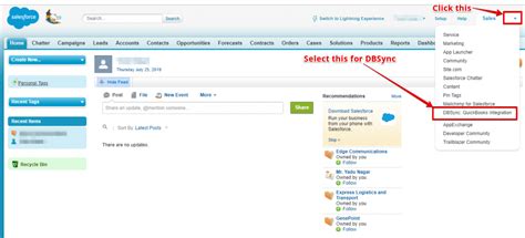 Salesforce Integration With Quickbooks Through Dbsync App