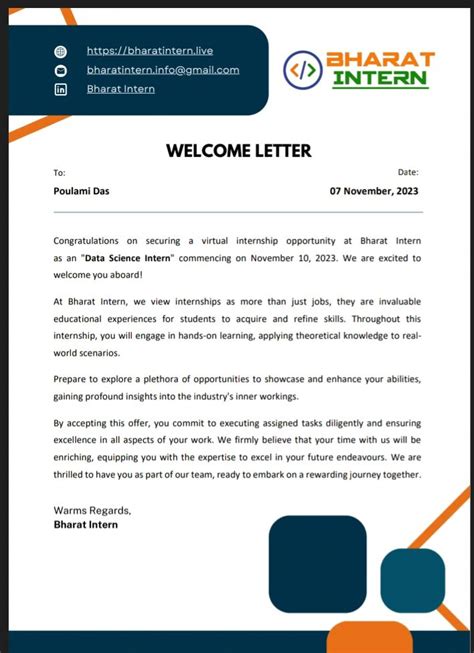 Bharatintern Datascience Internship Poulami Das