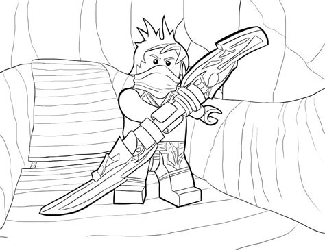Coloriage Lego Ninjago Kai Télécharger Et Imprimer Gratuit Sur