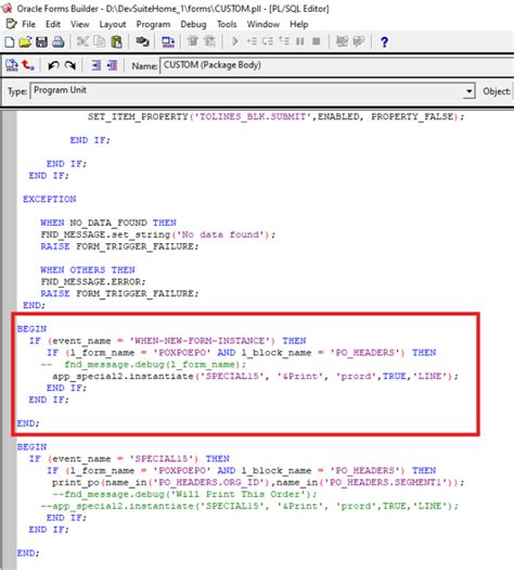 Oracle Application R12 Print Custom Report Using Custompll Duh