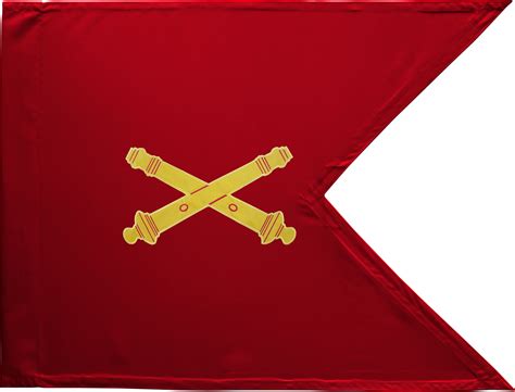 Field Artillery Corps Guidon Framed 11x14 Total Force