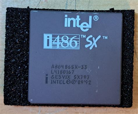 Procesor Intel I486 Sx 33mhz Aukro