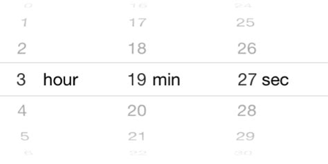 Iphone UIPickerView That Looks Like UIDatePicker But With Seconds