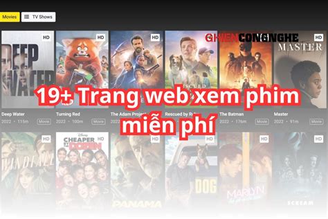 Top trang web xem phim miễn phí thay thế Netflix hay nhất