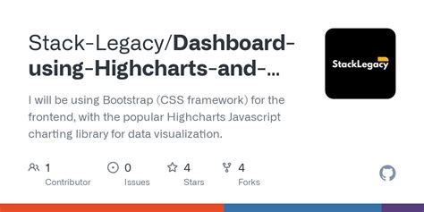 issues · stack legacy dashboard using highcharts and django · github