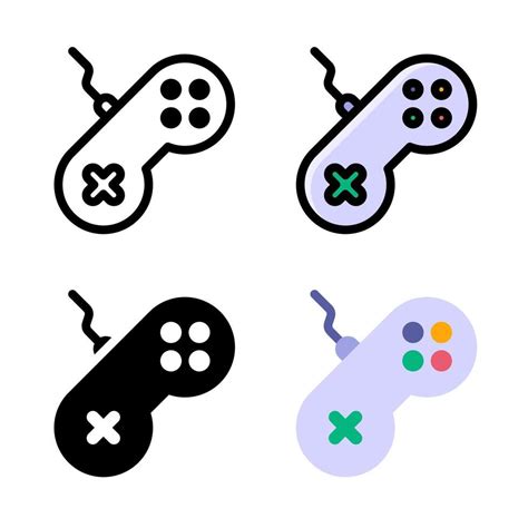 Gaming Controller Icon Set Suitable For Gaming App Ui Ux Element Game Joystick Icon 54234899
