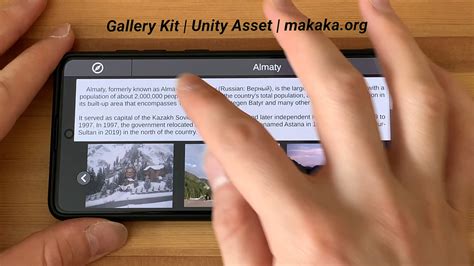 Gallery Kit Unity Asset ⭐ — Image Photo And Video Gallery — Media Carousel R Unity3d