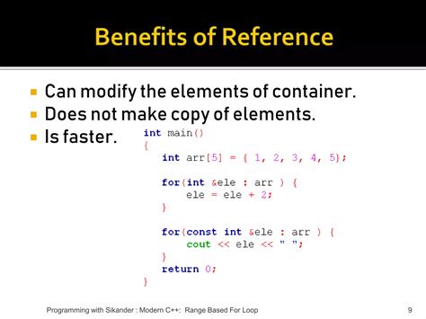 Moderncpp Range Based For Looppptx