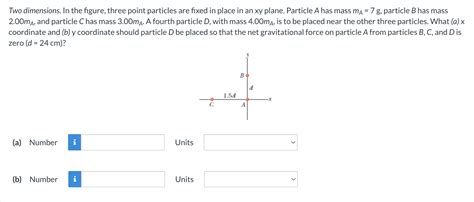 solved two dimensions in the figure three point particles