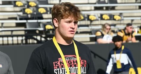 Ready To Report Kade Pieper Iowa Hawkeyes