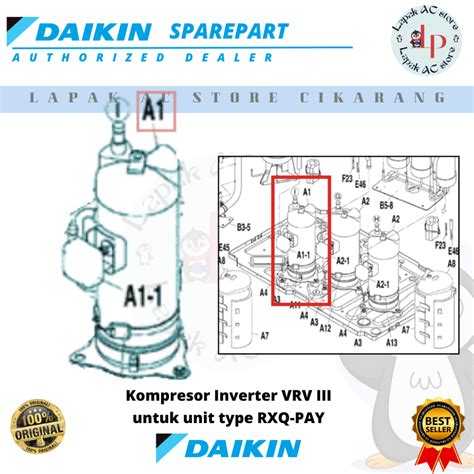 Jual Kompresor Inverter Vrv Iii Rxq Pay Shopee Indonesia