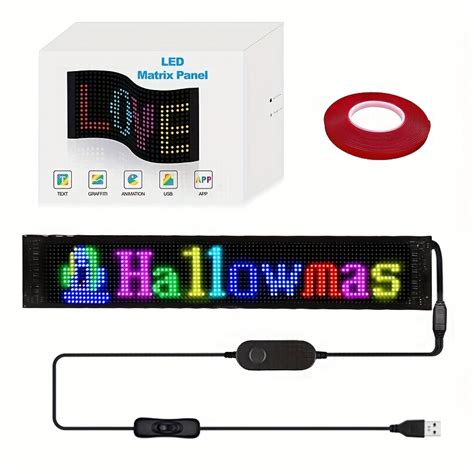 Led Matrix Pixel Panel Scrolling Led Sign App Usb 5v Temu United Kingdom Led Matrix Pixel Panel Scrolling Led Sign App Usb 5v Temu United Kingdom