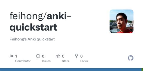 Github Feihonganki Quickstart Feihongs Anki Quickstart