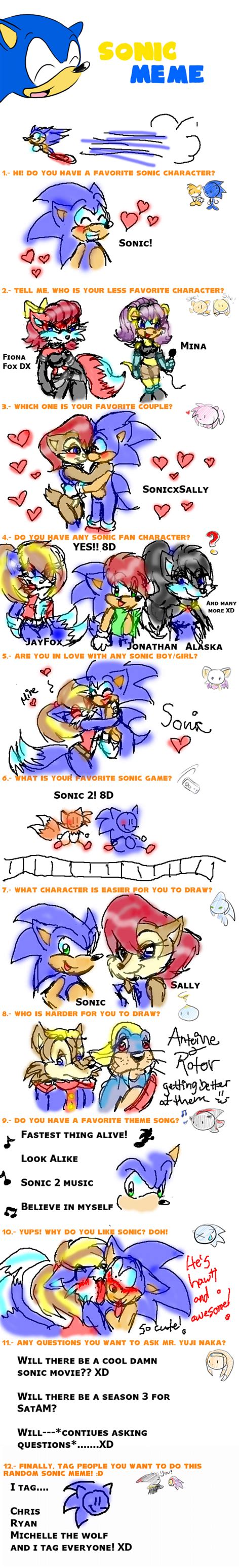 My Sonic Meme By Jayfoxfire On Deviantart