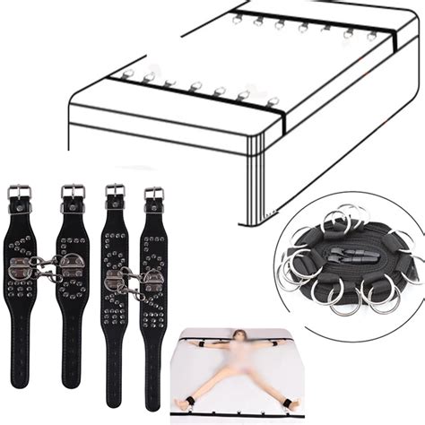 Sexy Toy Couples Adult Sm Bed Restraints Handcuffs Sex Toys For Couples