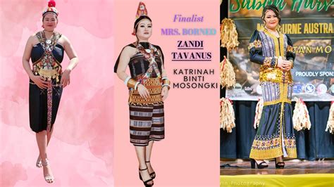 Finalist Mrs Borneo Aka Zandi Tavanus Bkg Festival 2024 Zandi Katrinah B Mosongki Youtube