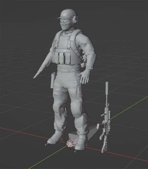 Free Obj File Pmc Usec United Security 🫡・3d Printing Design To