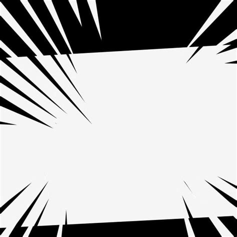 漫畫的黑色和白色邊框 漫畫邊框 漫畫 邊界素材圖案，psd和png圖片免費下載 Desain Grafis Desain Grafis