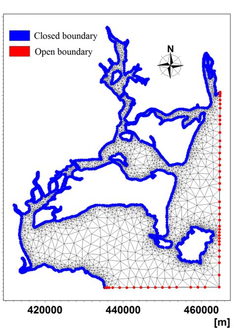 bathymetry a and computational flexible grid mesh b download