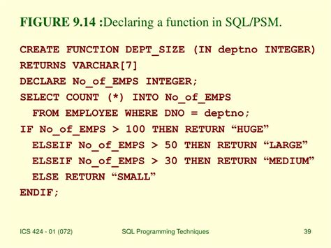 Ppt Introduction To Sql Programming Techniques And Constraints And