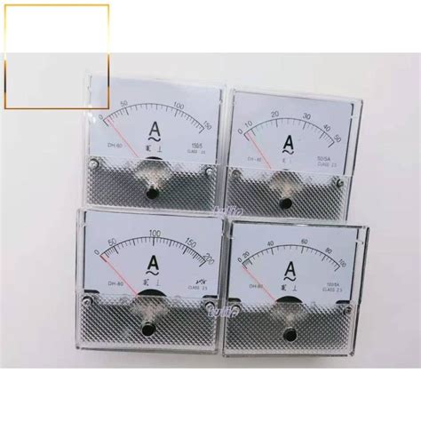 Plastic Analog Pointer Ammeter Ampere Meter Amp Panel 30a 500a