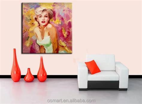 Art Supplies Canvas Bulk Canvas Painted Image Sex Women Canvas Oil Painting Marilyn Monroe With
