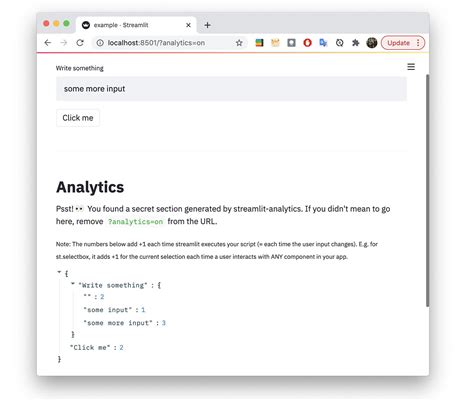 Google Analytics Integration Random Streamlit