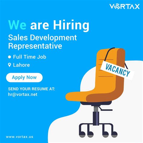 Muskan Nazeer On Linkedin Vortax Llc Is Looking For Sale Development Representative Qualification