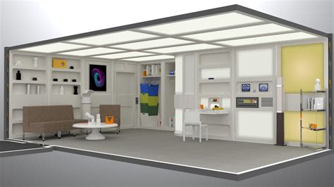 3d Alpha Moonbase Crew Quarters Model Turbosquid 1999508