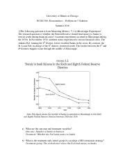 Econ Problem Set Solution Docx UniversityofIllinoisatChicago ECON