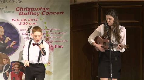 Christopher And Grace Duffley Youth Hope Summit Concert Pop Medley Youtube